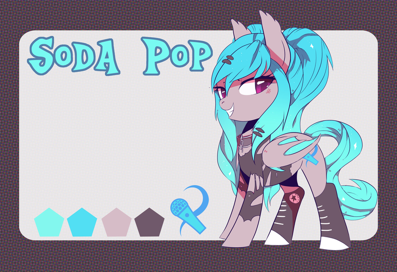 #1082321 - safe, artist:sorasku, derpibooru import, oc, oc:soda pop, unofficial characters only ...