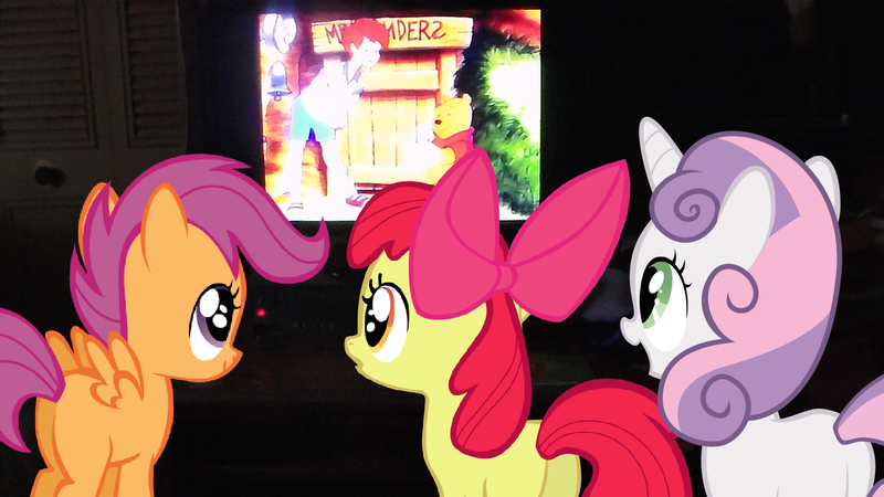 #1098240 - apple bloom, cutie mark crusaders, derpibooru import, safe, scootaloo, sweetie belle ...