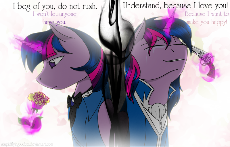 #1121129 - semi-grimdark, artist:stuflox, derpibooru import, twilight sparkle, twilight sparkle ...