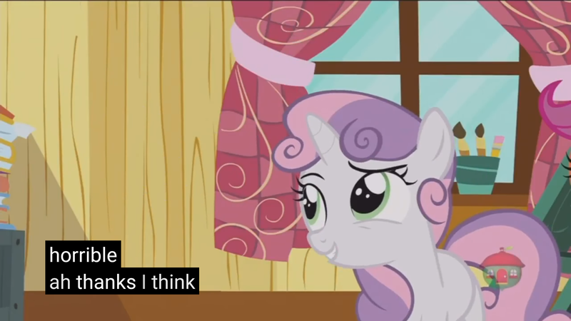 #1127738 - safe, derpibooru import, screencap, sweetie belle, pony ...