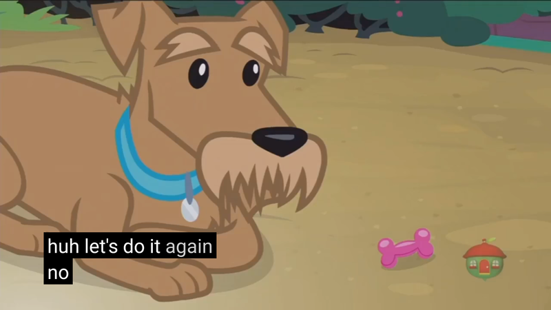 #1127739 - safe, derpibooru import, screencap, ripley, dog, pony ...