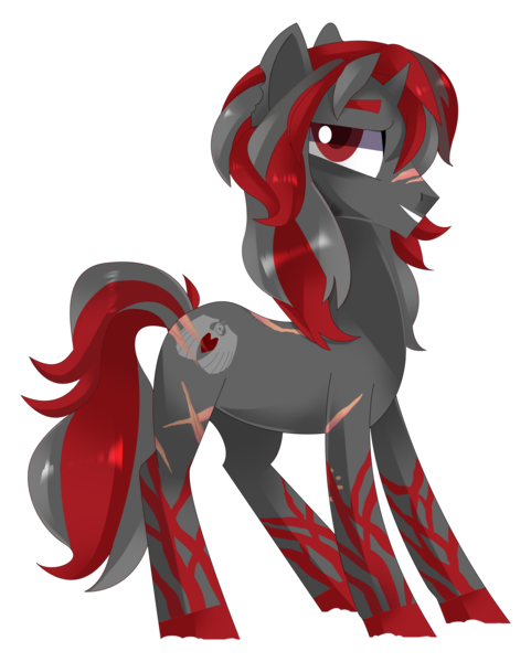 #1146377 - safe, artist:sorasku, derpibooru import, oc, oc:crimson fist, unofficial characters ...