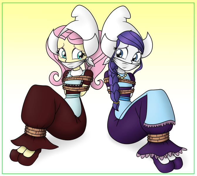 1166373 Suggestive Artistnivek15 Artistrobukun Derpibooru Import Fluttershy Rarity