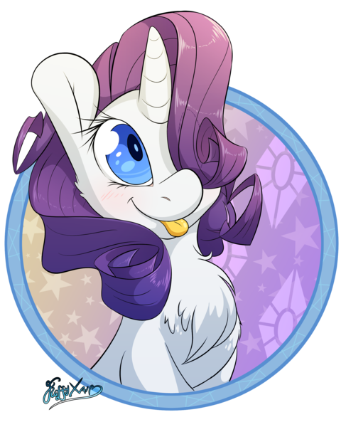 #1204450 - safe, artist:fluffyxai, derpibooru import, rarity, pony, :p ...