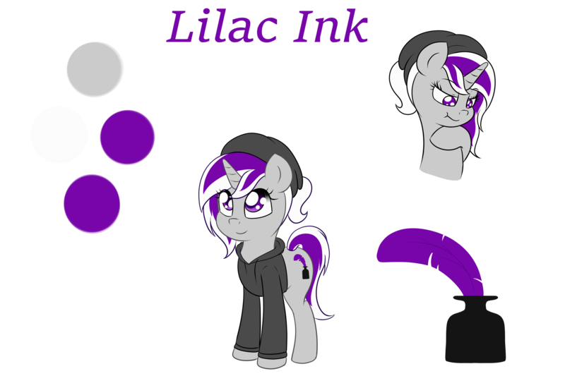 #1205564 - safe, artist:fluttair, derpibooru import, oc, oc:lilac ink ...