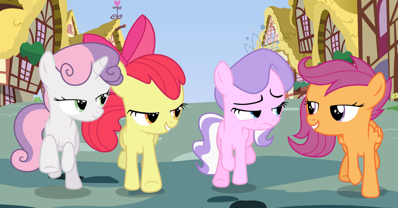 #1221132 - safe, artist:tomfraggle, derpibooru import, apple bloom ...