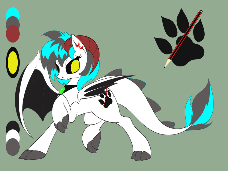 #1227257 - artist:miniferu, cutie mark, derpibooru import, dracony ...