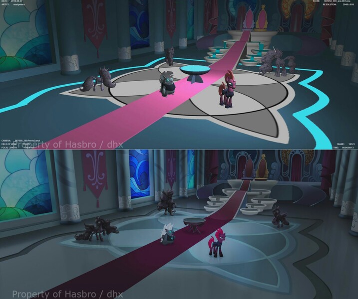 #1228729 - animatic, comparison, derpibooru import, grubber, my little ...