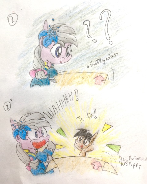 #1241954 - artist:professionalpuppy, cardboard box, derpibooru import, fallout equestria, oc, oc ...