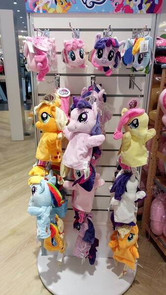 #1242631 - applejack, derpibooru import, fluttershy, hand puppet, irl, malaysia, mane six, photo ...