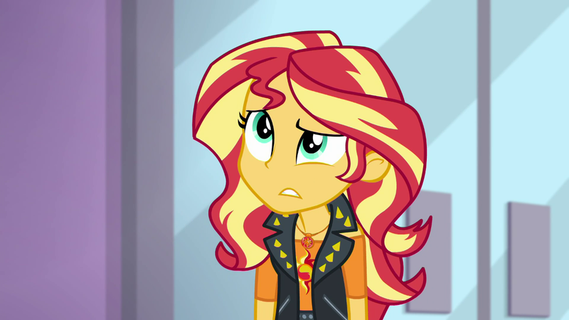 #1258878 - safe, derpibooru import, screencap, sunset shimmer, a fine line, equestria girls ...