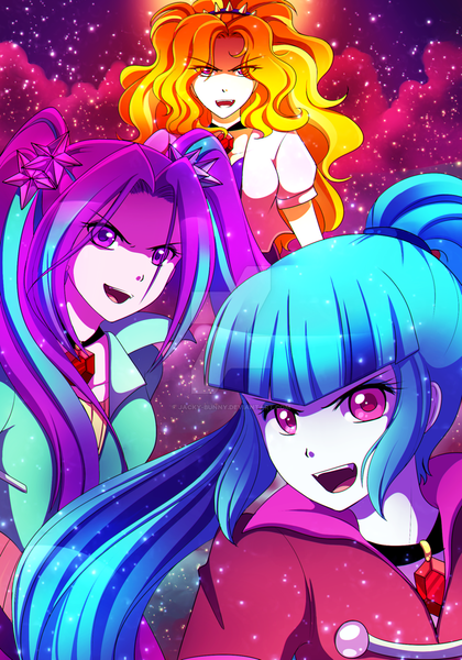 #1264744 - adagio dazzle, anime, aria blaze, artist:jacky-bunny ...