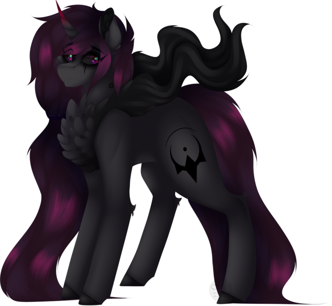 #1274498 - safe, artist:mauuwde, derpibooru import, oc, oc:eclipse, unofficial characters only ...