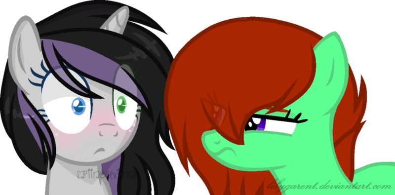 #1313069 - safe, artist:lilygarent, derpibooru import, oc, oc:annika, oc:lilac dreamer ...