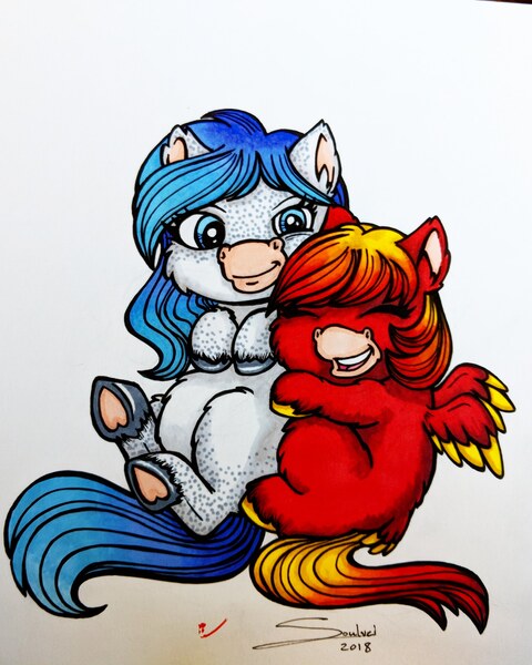 #1341748 - safe, artist:soulvei, derpibooru import, fluffy pony ...