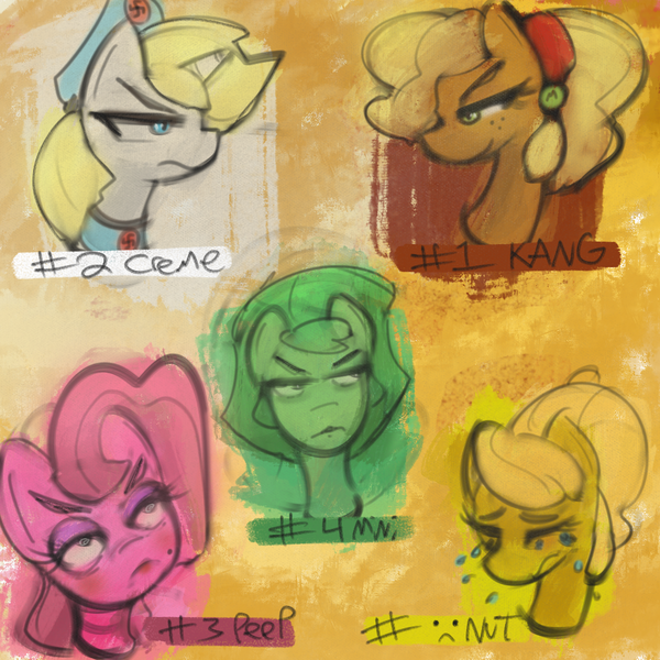 #1350641 - safe, artist:nignogs, derpibooru import, pinkie pie, oc, oc ...