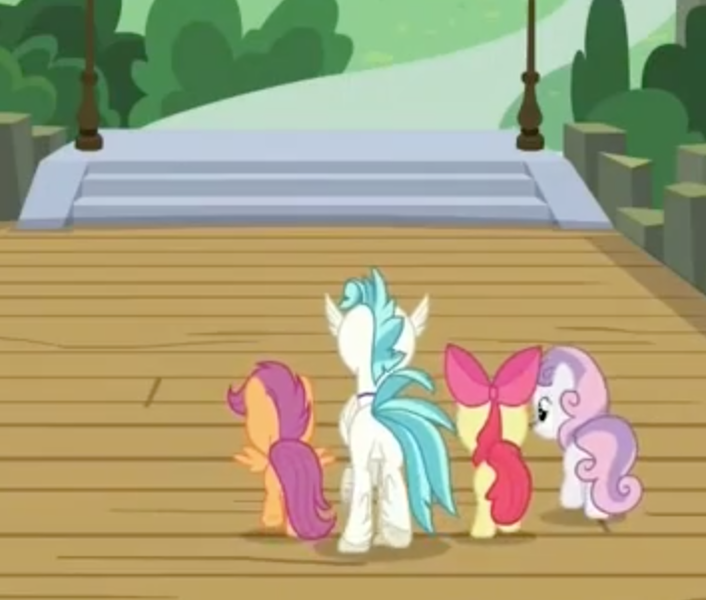 #1364550 - safe, derpibooru import, screencap, apple bloom, scootaloo ...