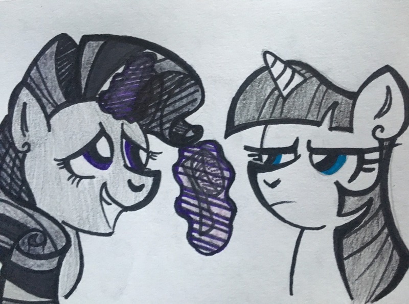 #1390751 - safe, artist:aperaturescience, derpibooru import, rarity ...