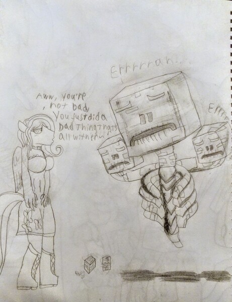 #1395367 - anthro, artist:takengrin endmmar, blocks of wool, breasts ...