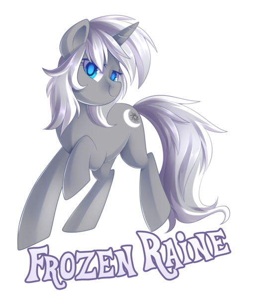#1418710 - safe, artist:drawntildawn, derpibooru import, oc, oc:frozen raine, unofficial ...