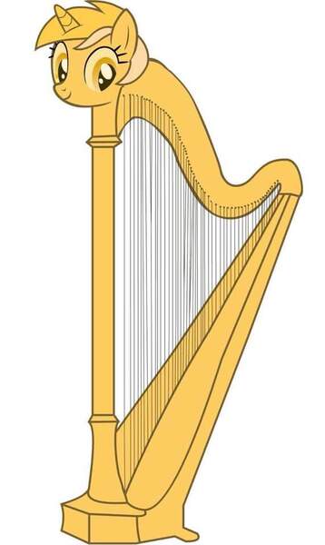 #1427720 - derpibooru import, harp, lyra heartstrings, musical ...