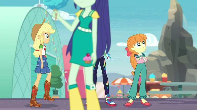 #1427771 - applejack, blueberry cake, cameo, clothes, converse ...