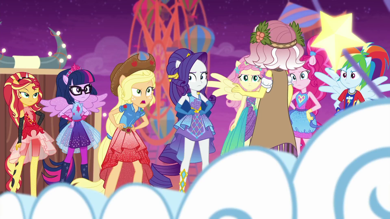 #1476997 - safe, derpibooru import, screencap, applejack, fluttershy, pinkie pie, rainbow dash ...