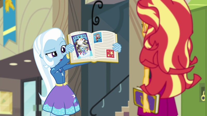 #1504095 - book, clothes, derpibooru import, duo, equestria girls ...