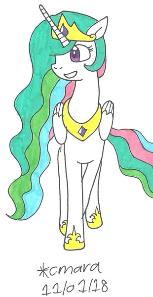 #1525645 - safe, artist:cmara, derpibooru import, princess celestia ...