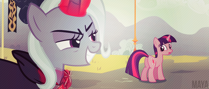 #1529628 - safe, artist:sweetleafx, derpibooru import, edit, edited screencap, screencap, trixie ...