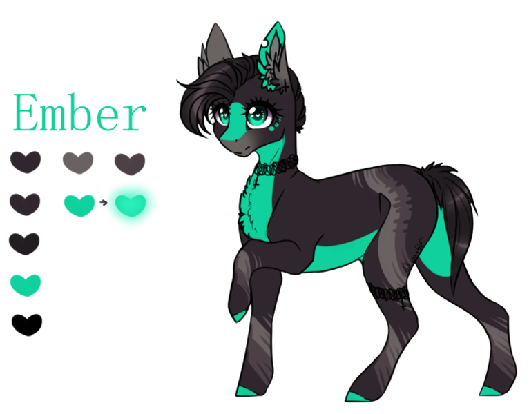 #1557501 - safe, artist:lunawolf28, derpibooru import, oc, oc:ember ...