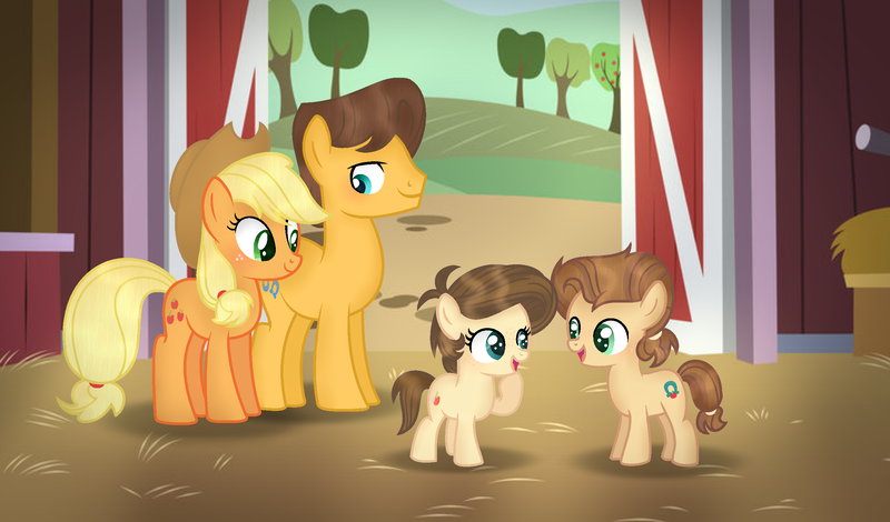 Mlp Applejack And Caramel