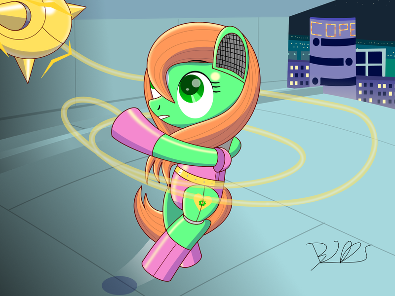 #1639839 - safe, artist:trackheadtherobopony, derpibooru import, oc, oc:goldheart, pony, robot ...