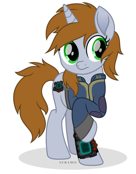 #1686320 - safe, artist:suramii, derpibooru import, oc, oc:littlepip, unofficial characters only ...