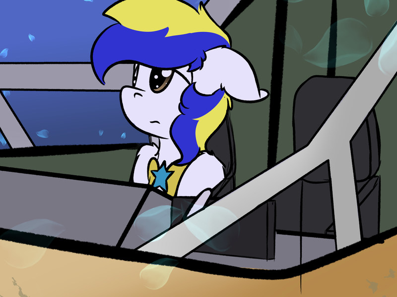 #1690861 - safe, artist:jubyskylines, derpibooru import, oc, oc:juby skylines, pony, cockpit ...