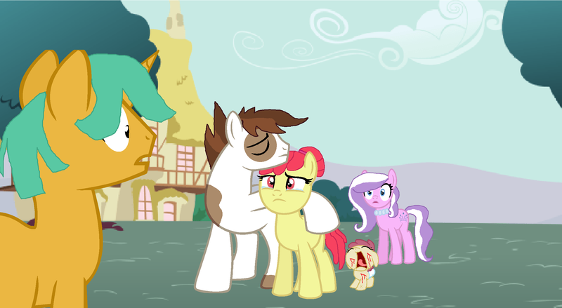 #1697970 - grimdark, artist:diamondquartz, derpibooru import, apple ...