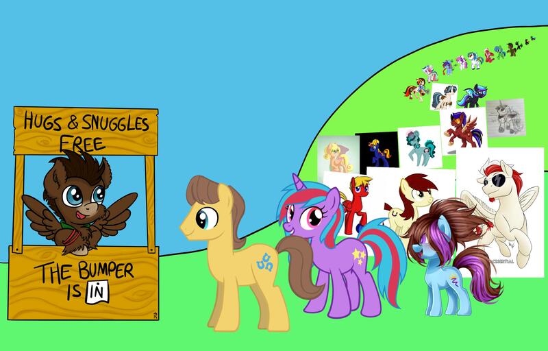 #1716264 - safe, artist:dawn-designs-art, derpibooru import, caramel, oc, oc:alope ruby ...