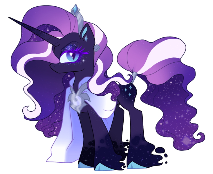 #1744107 - safe, artist:unoriginai, derpibooru import, nightmare rarity ...