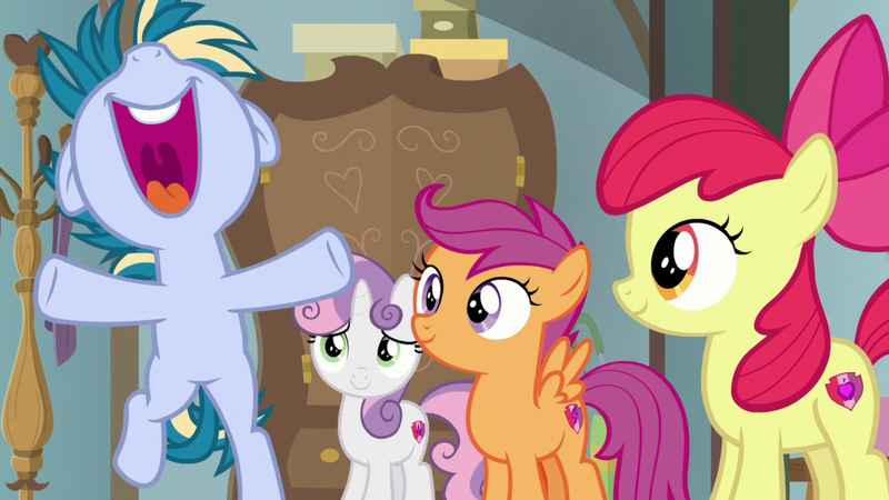 #1750591 - safe, derpibooru import, screencap, apple bloom, scootaloo ...