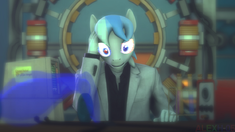 #1759237 - 3d, anthro, artist:alexh-05, brain drain, confused ...