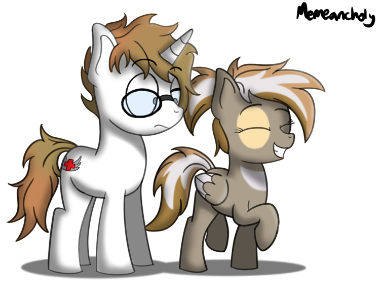 #1763925 - safe, artist:memeancholy, derpibooru import, oc, oc:elli, oc:north winds, pegasus ...