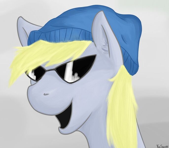 #1768660 - safe, artist:theslendid, derpibooru import, derpy hooves ...
