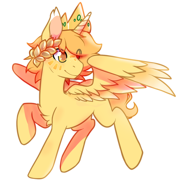 #1770418 - safe, artist:pomrawr, derpibooru import, oc, oc:sunlight, unofficial characters only ...