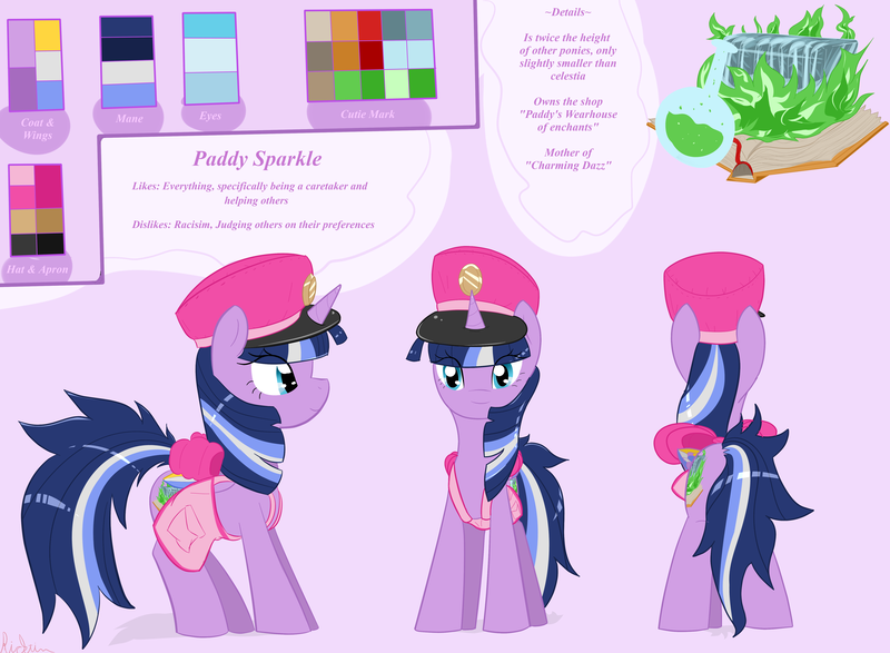 #1770461 - safe, artist:ricktin, derpibooru import, oc, oc:paddy sparkle, alicorn, pony, alicorn ...