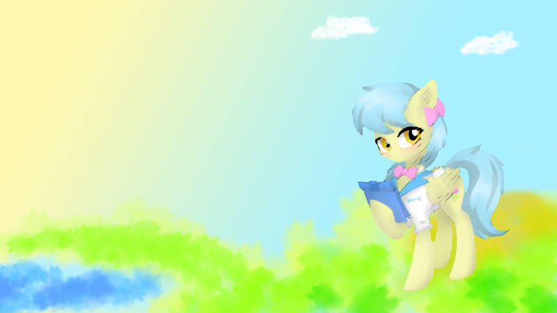 #1798167 - safe, alternate version, derpibooru import, oc, oc:lrivulet, oc:左岸, pegasus, pony ...