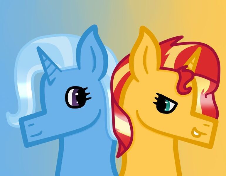 #1803464 - safe, artist:lightningbolt39, derpibooru import, sunset ...