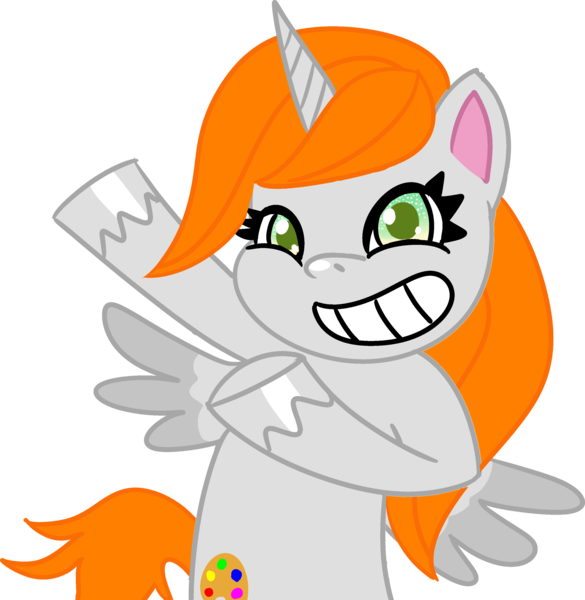 #1806451 - safe, alternate version, artist:poniidesu, derpibooru import, oc, oc:ginger peach ...