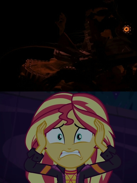 #1822066 - animatronic, bfpfilms424, crossover, derpibooru import ...