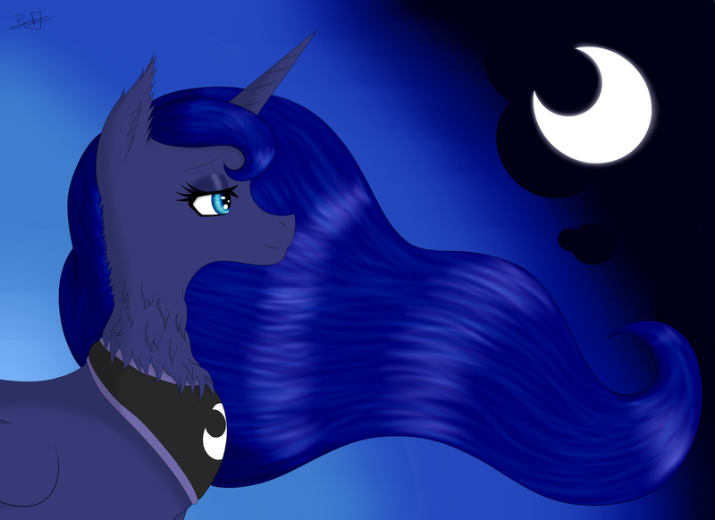 #1822155 - safe, artist:thebenalpha, derpibooru import, princess luna ...