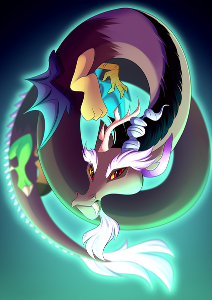 #1854773 - artist:airiniblock, derpibooru import, discord, draconequus ...